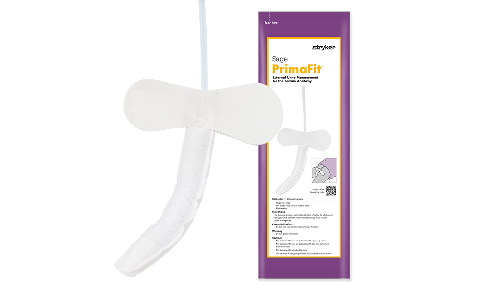 Sage PrimaFit External Urine Management for the Female Anatomy | Stryker